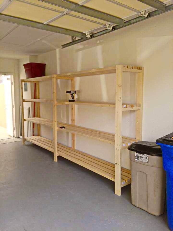 Garage Shelves Plan Easy To Build Etsy