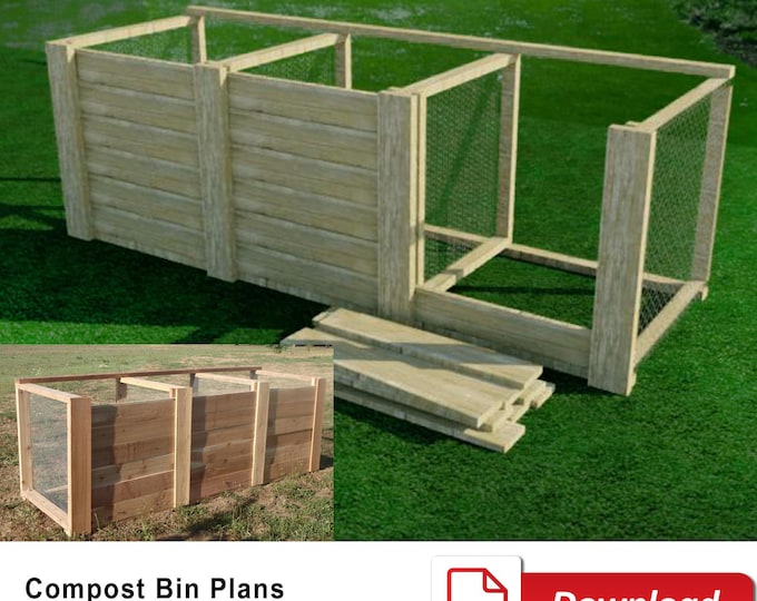 DIY Easy Compost Plans - Etsy