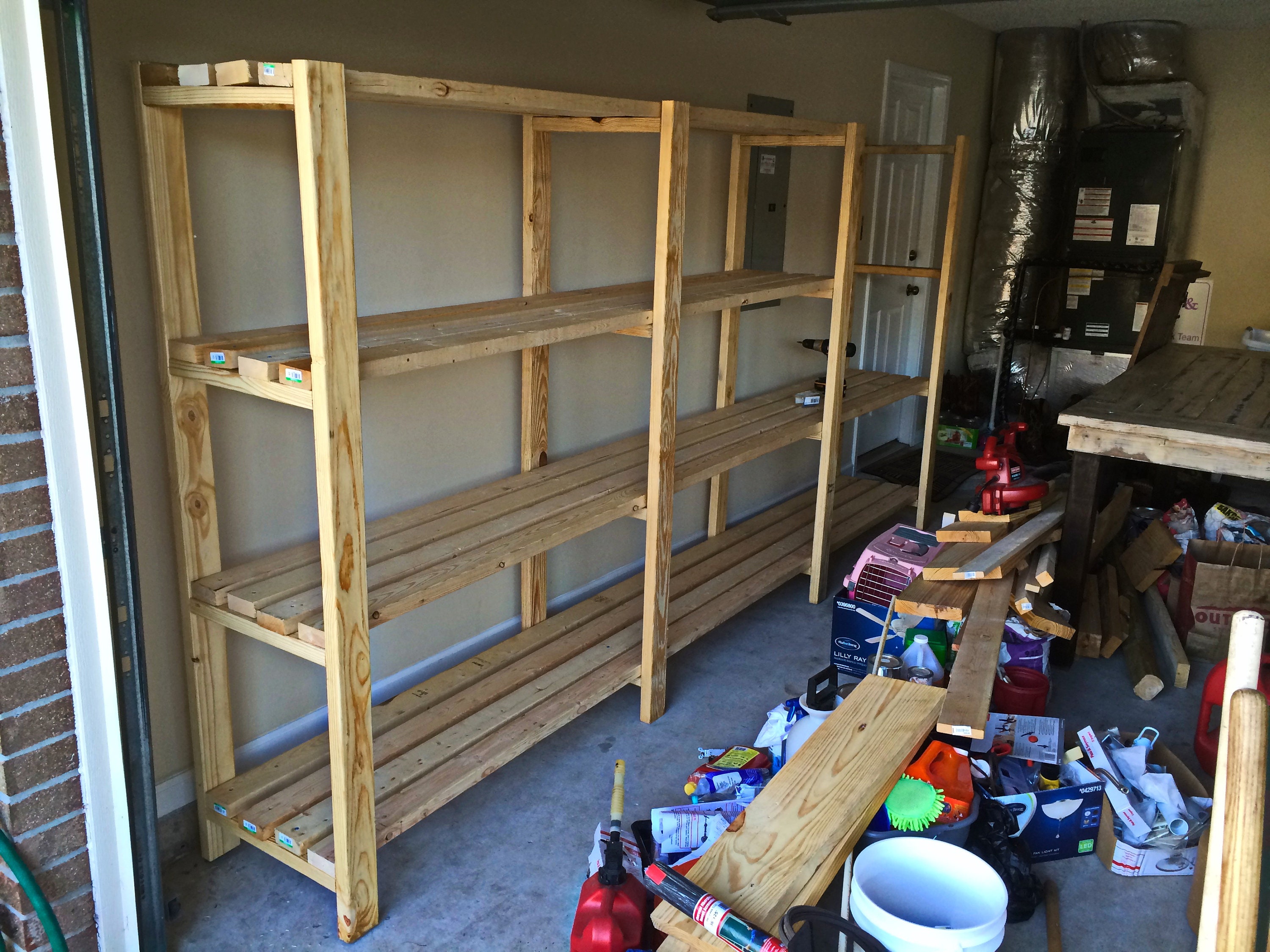 Garage Shelves Plan Easy To Build Etsy