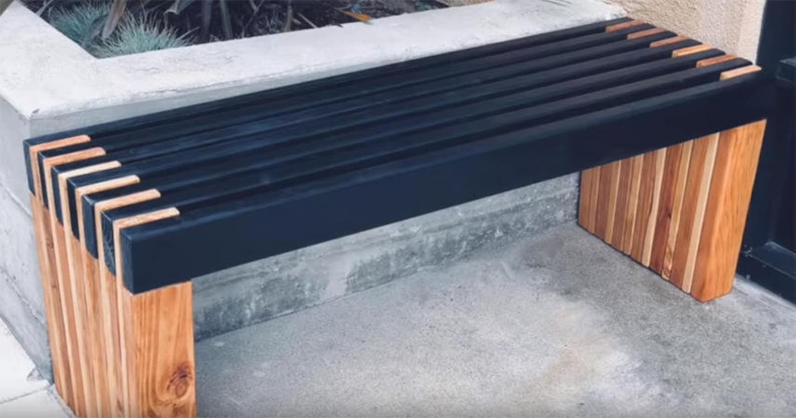 Outdoor Bench Plan - Etsy