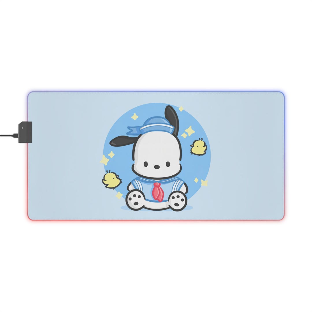 Gaming Mouse Pad, Pochacco Sanrio Design LED, Soft, Large, Extended ...