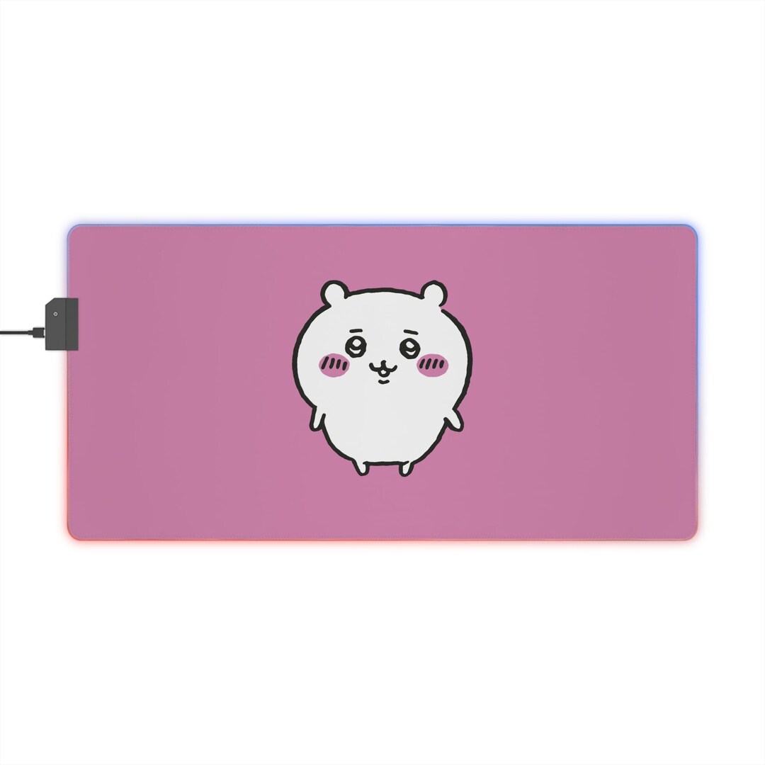 Chiikawa LED Gaming Mouse Pad - Kawaii Cute Desk Accessory, Anime ...