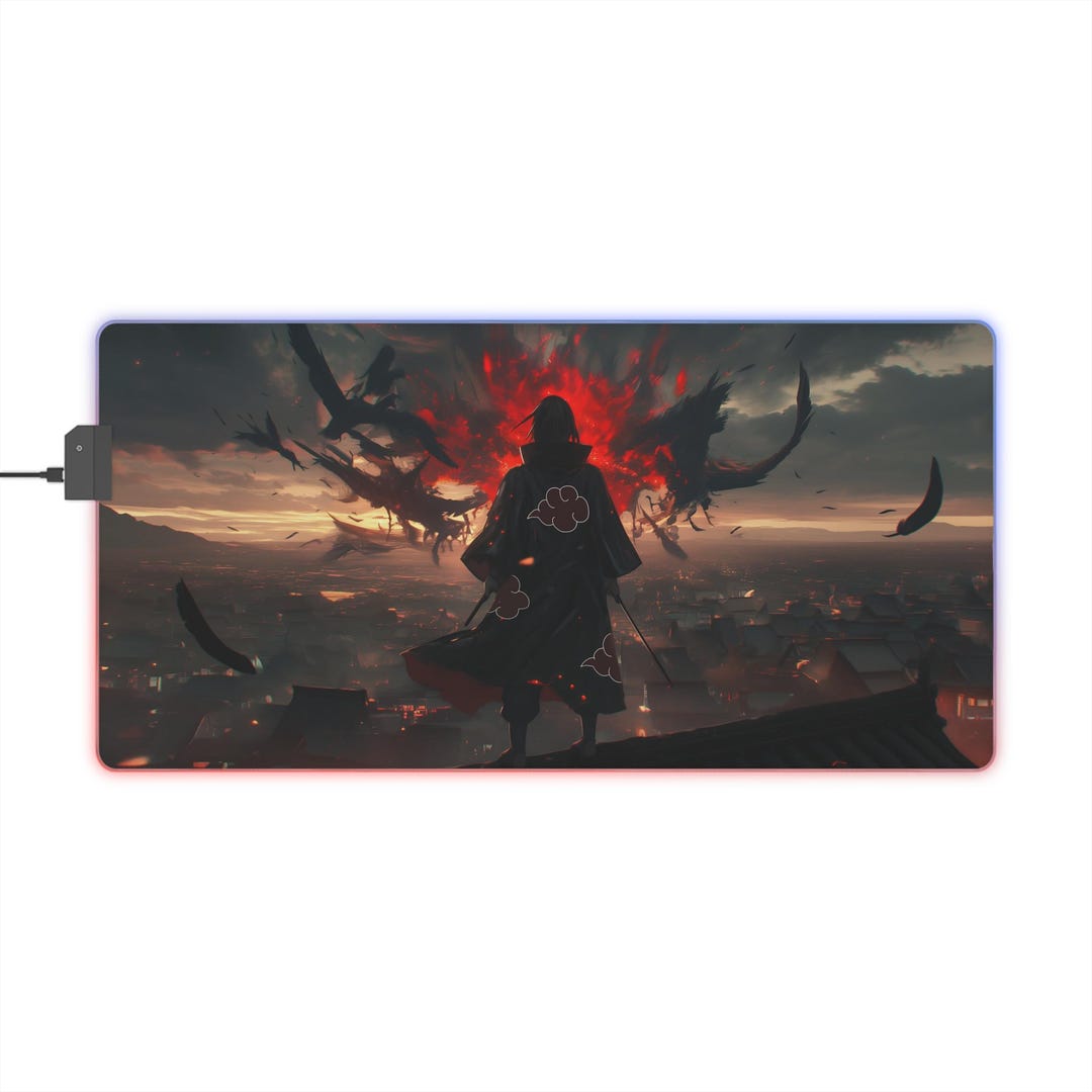 Mouse Pad, Itachi Uchiha Naruto Anime Manga, Gaming Desk Accessory ...