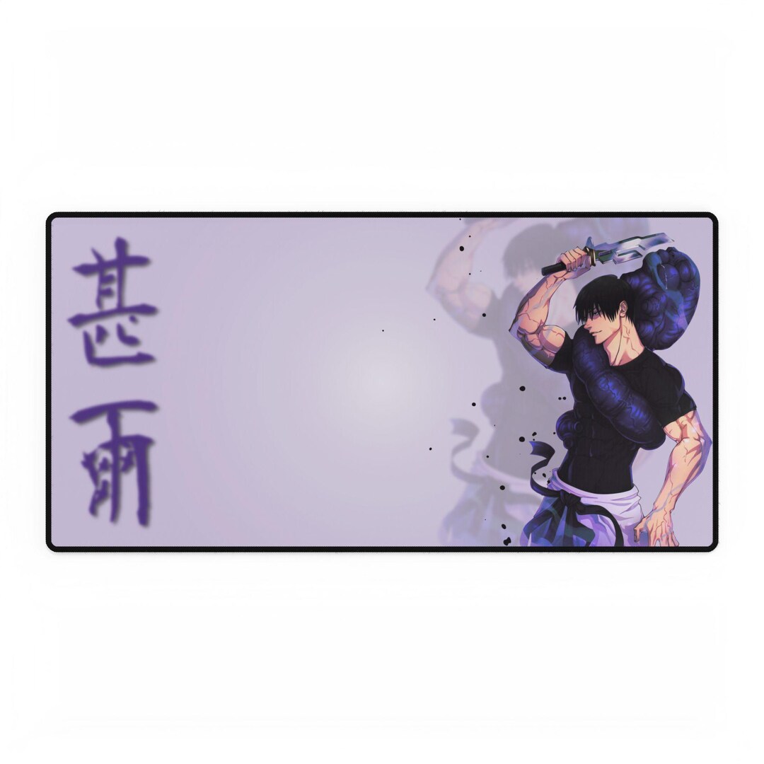 Toji Fushiguro Desk Mats, Jujutsu Kaisen Anime Mouse Pad, Office Desk ...