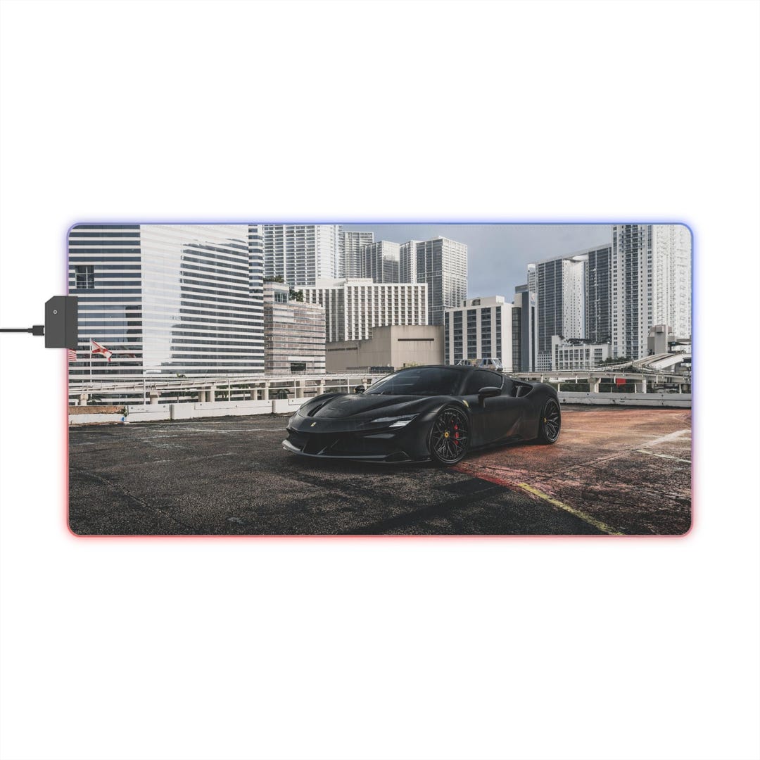 Mouse Pad, Ferrari SF90 Stradale, Gaming Mouse Mat, Desk Accessory ...