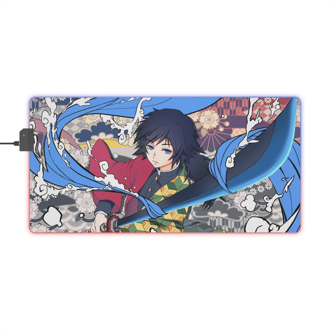 Mouse Pad, Giyu Tomioka Demon Slayer Kimetsu No Yaiba Design, Desk ...