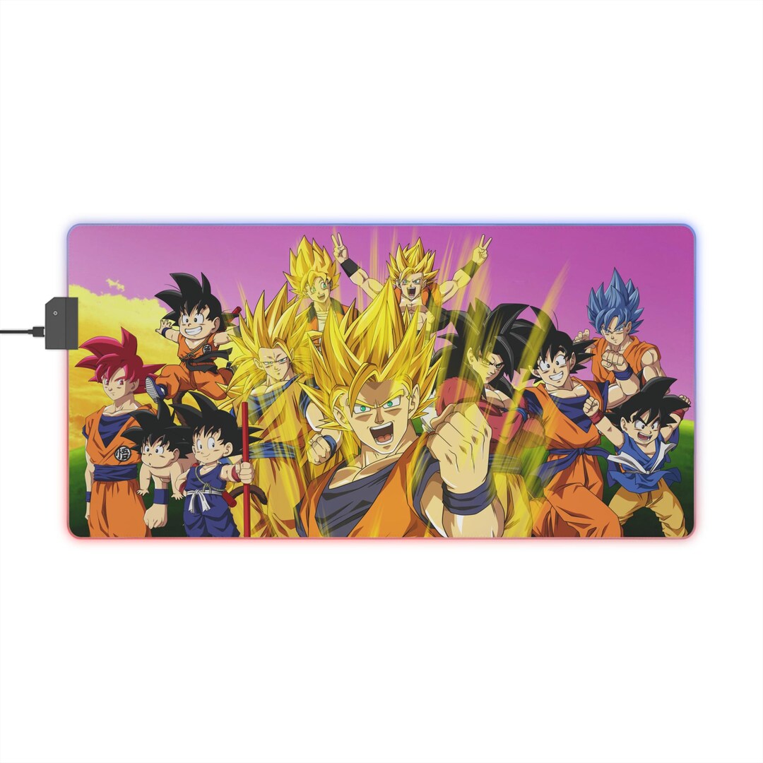 Mouse Pad, Dragonball Z LED Gaming Mouse Pad for Anime Fans, Gaming ...