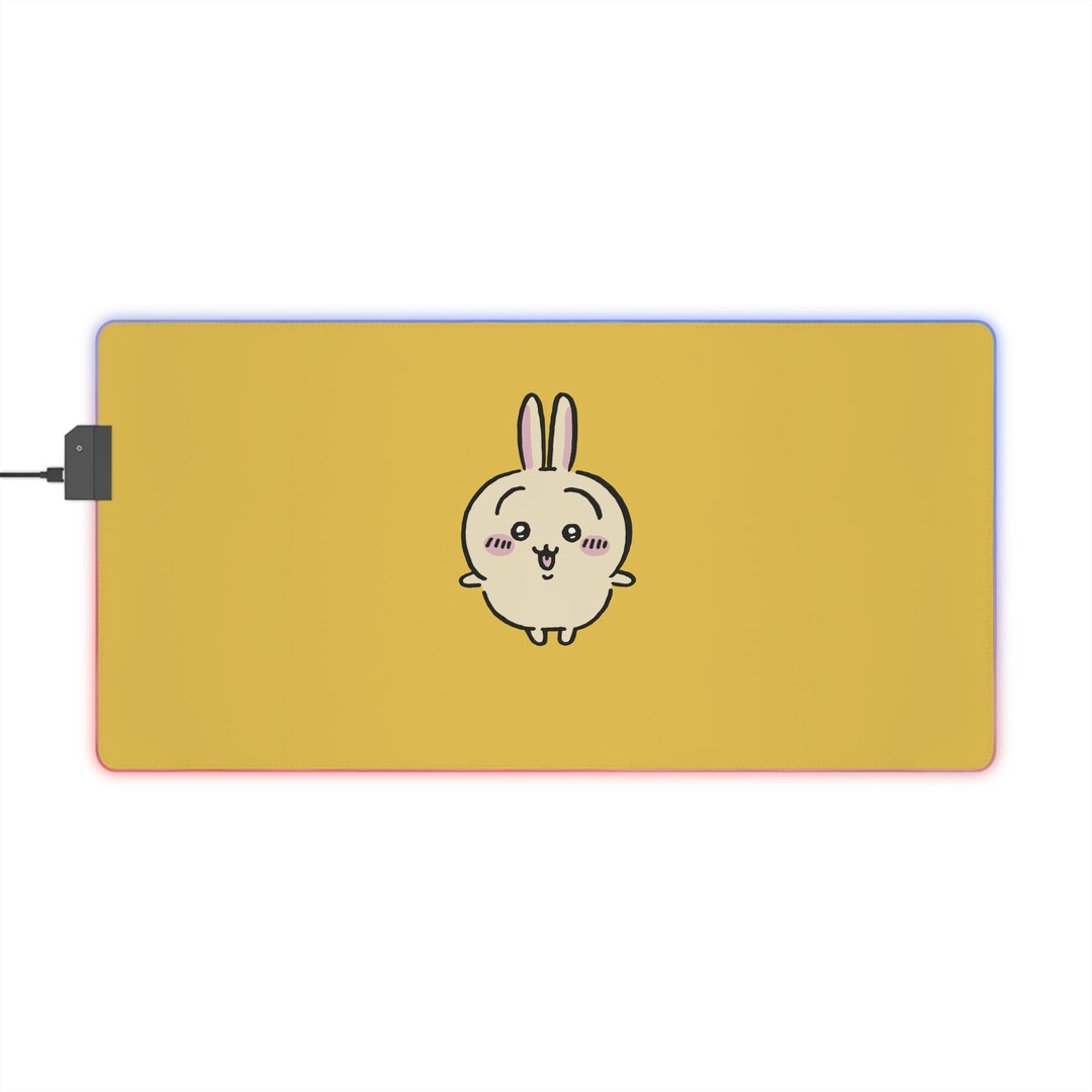 Chiikawa LED Gaming Mouse Pad - Kawaii Cute Desk Accessory, Anime ...