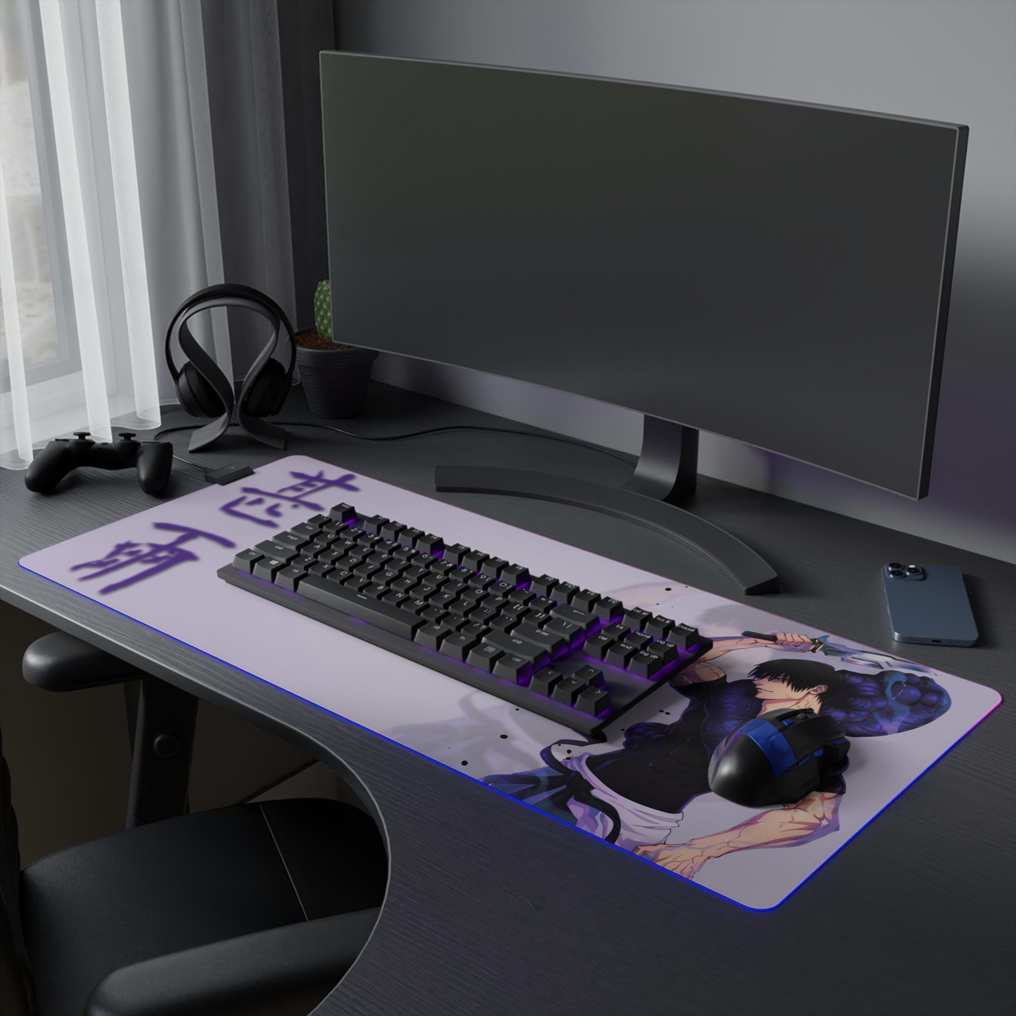 Mouse Pad, Toji Fushiguro, Jujutsu Kaisen, Anime Mouse Mat, Desk ...