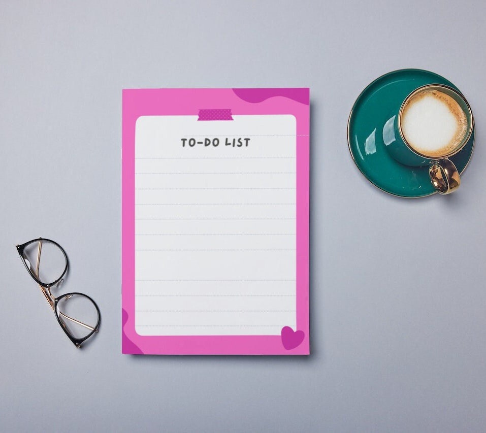 To Do List, Pink, Notes, Printable To-do List, Digital To-do List, Stay ...