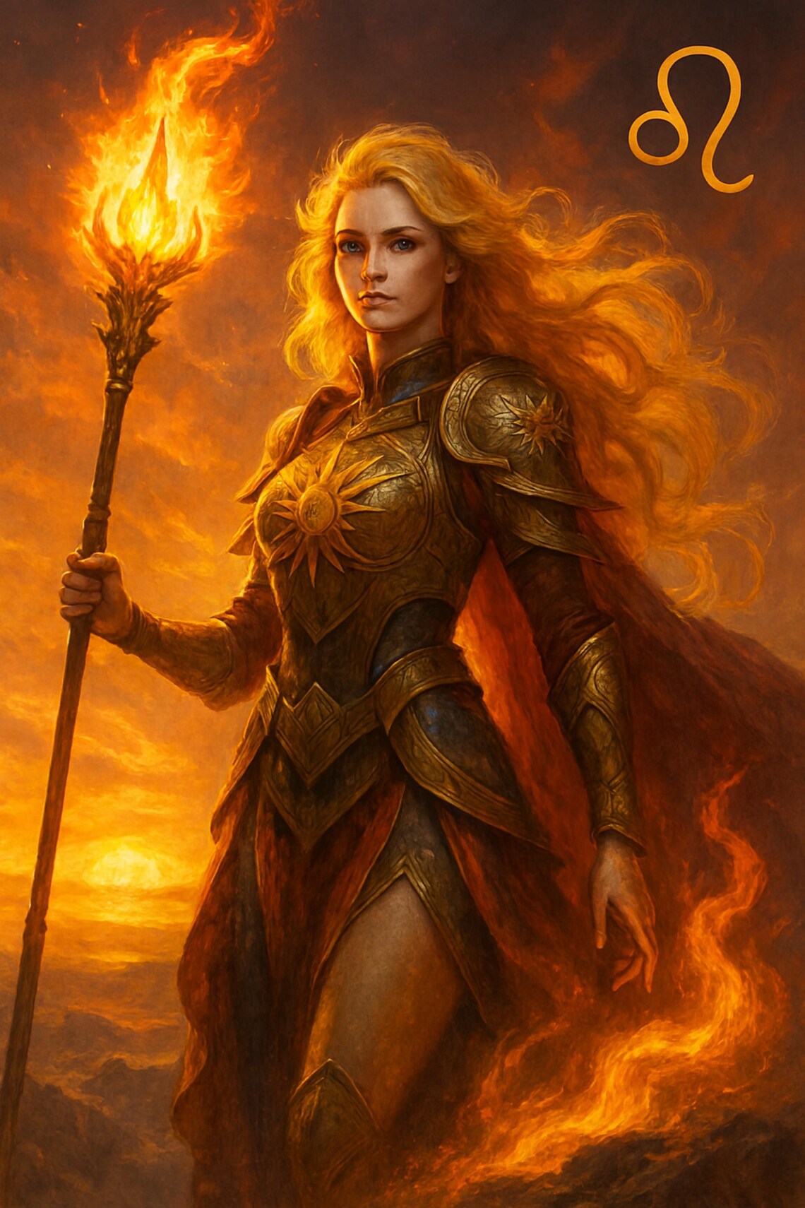 Fire Sign Zodiac Goddess Bundle | Aries Leo Sagittarius Astrology Art ...