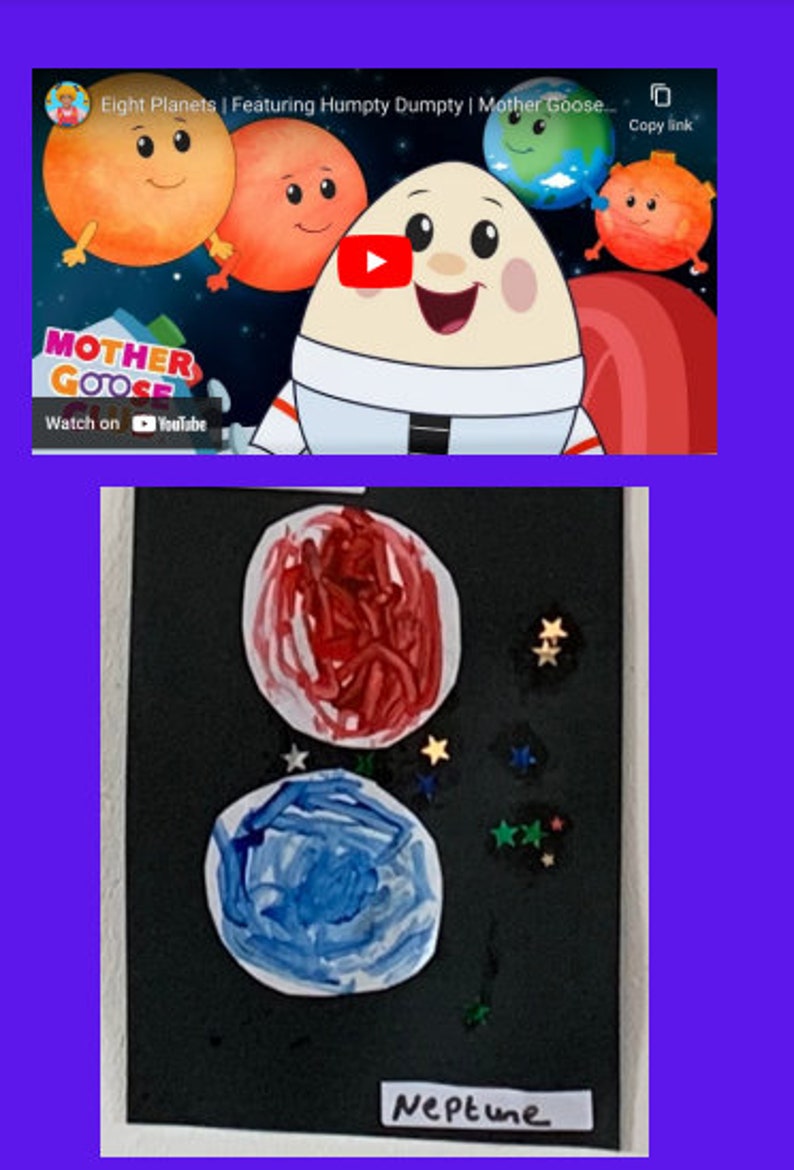 Planets Lesson Plan for Preschool Children - Etsy