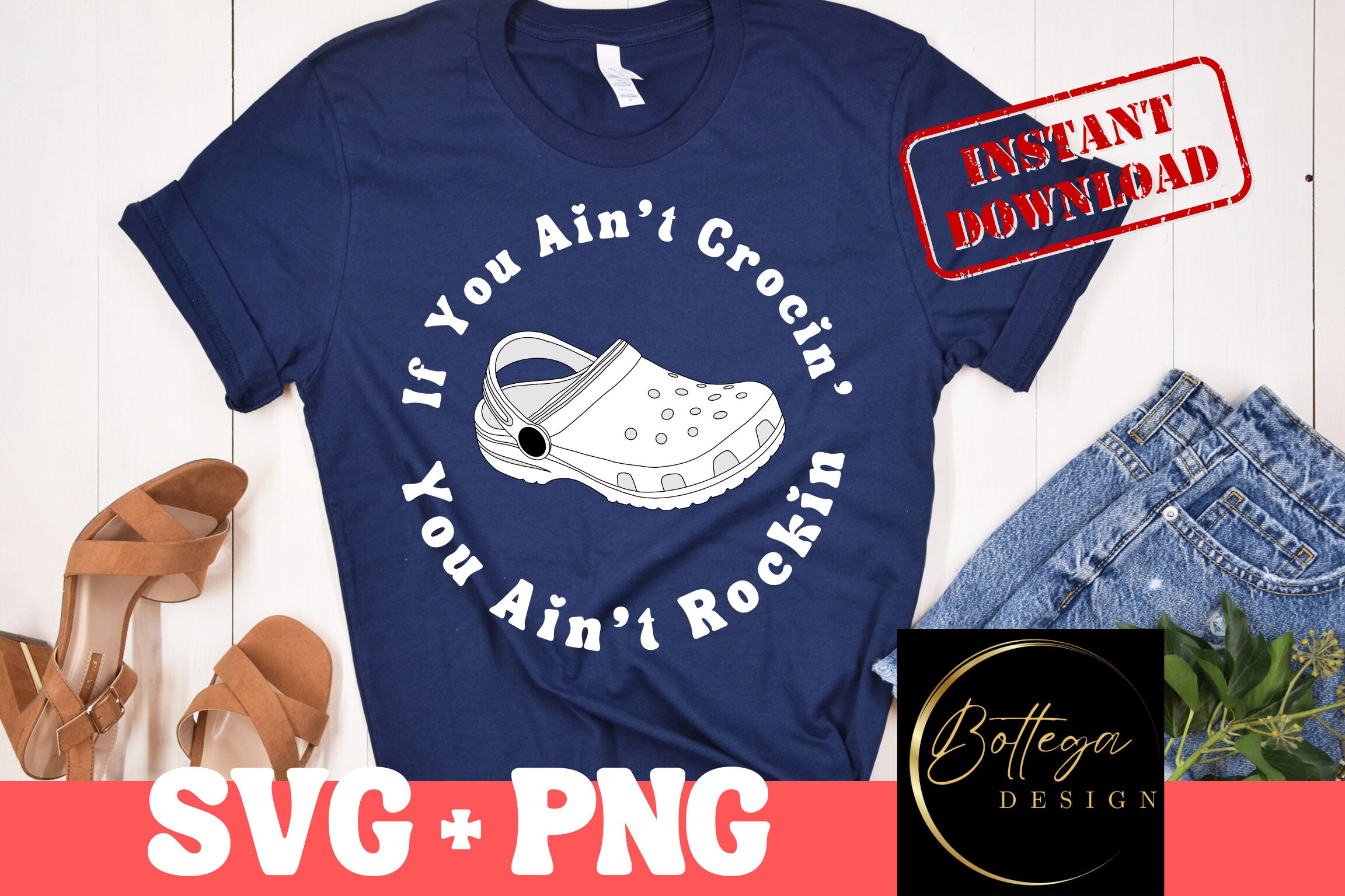 If You Ain't Crocin' You Ain't Rockin' SVG | Crcks Svg | Funny Svg ...