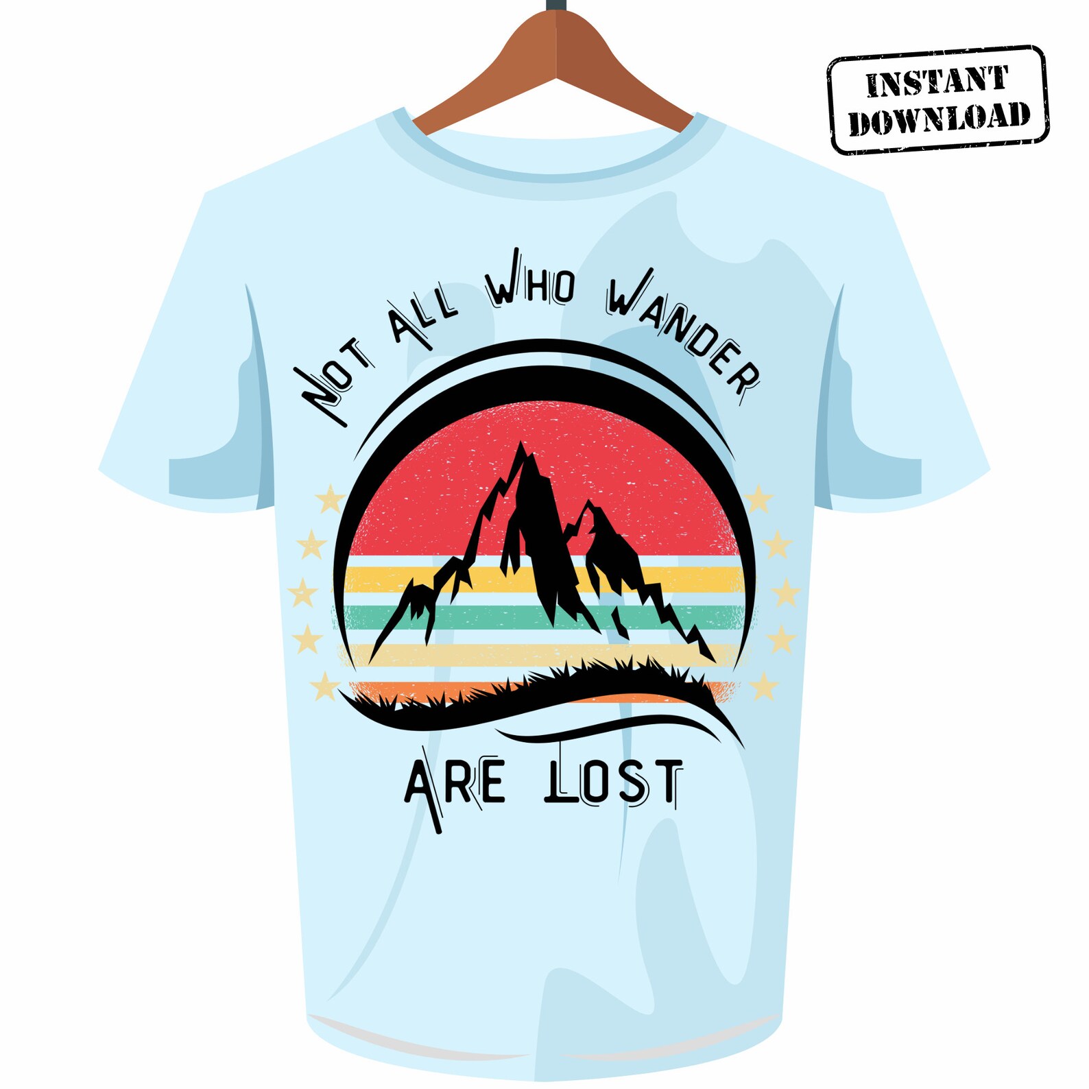 Not All Those Who Wander Are Lost Svg, Mountain Svg, Adventure Svg ...