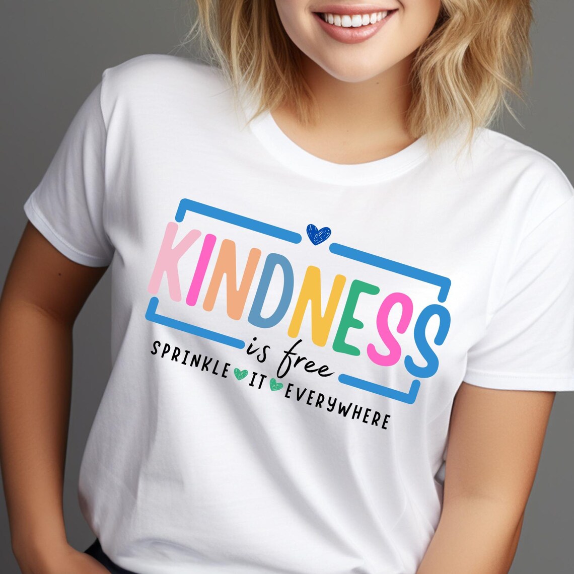 Kindness is Free Sprinkle It Everywhere SVG | Positive T-shirt Quote ...