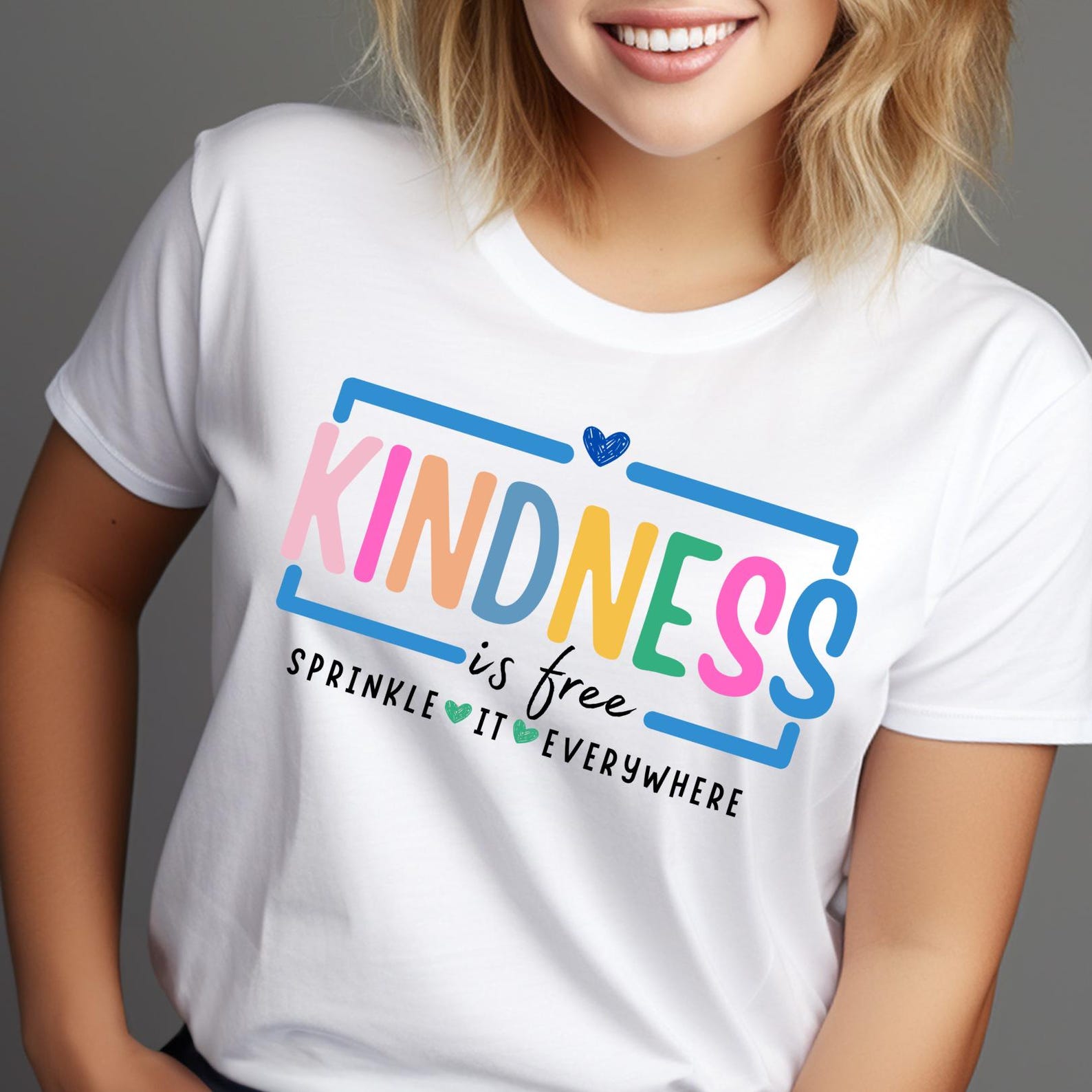 Kindness is Free Sprinkle It Everywhere SVG | Positive T-shirt Quote ...