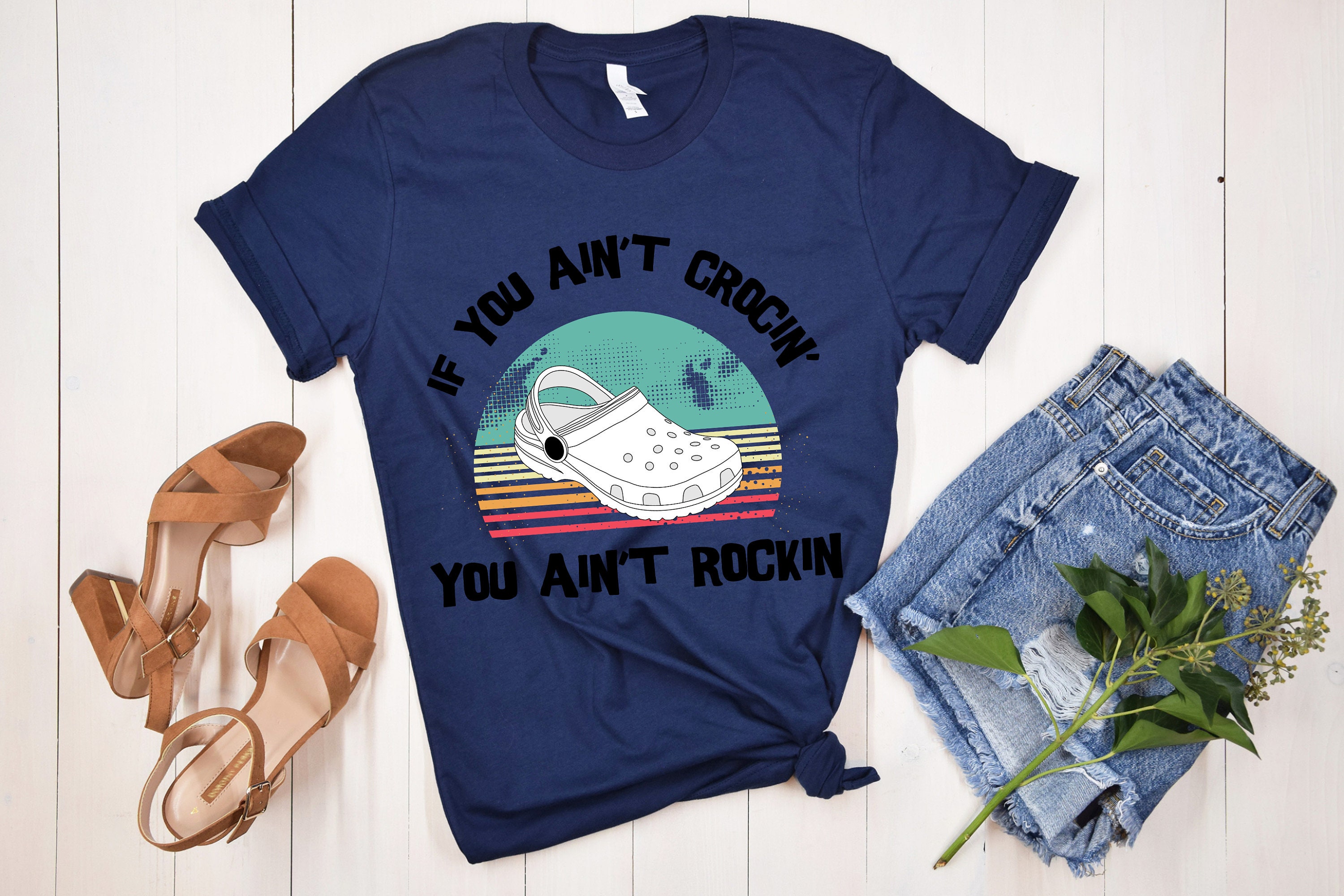 If You Ain't Crocin' You Ain't Rockin' SVG | Crcks Svg | Funny Svg ...