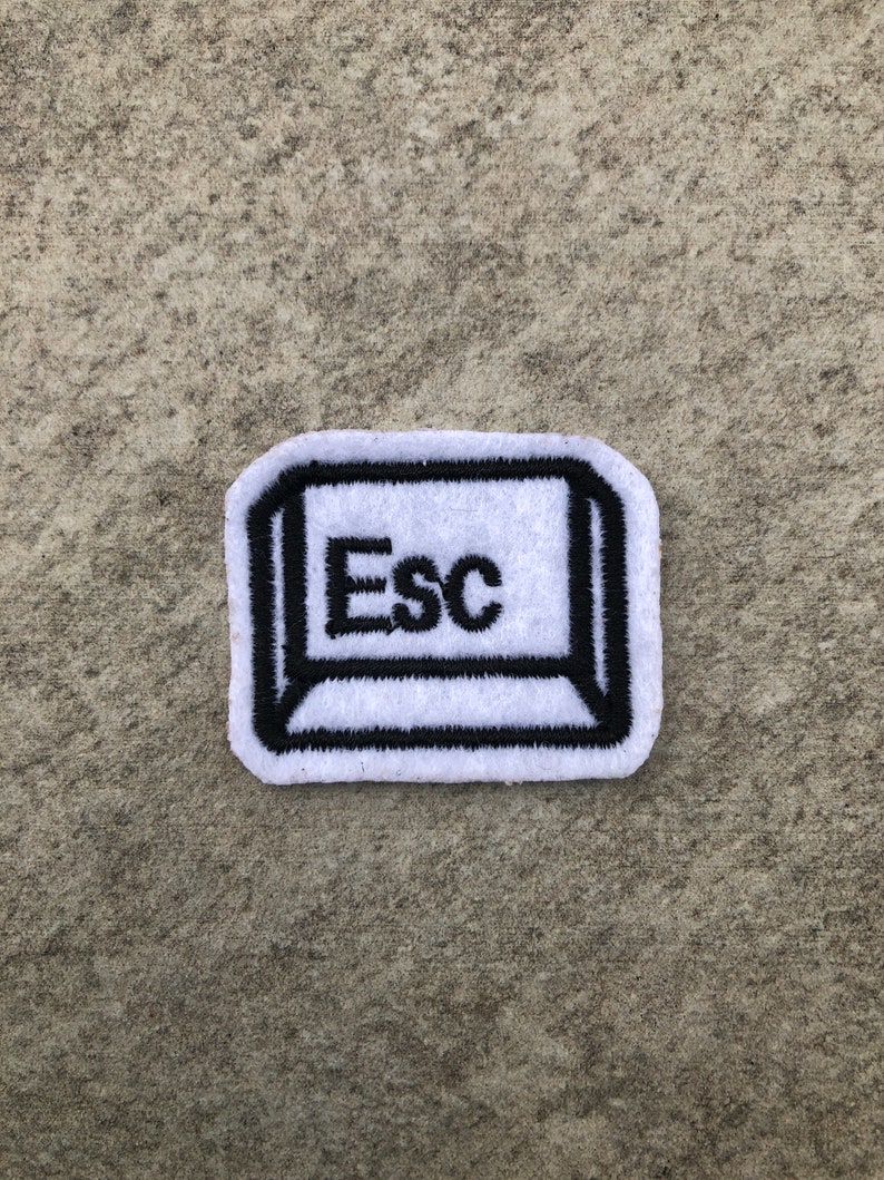 Esc Key Pc Computer Coding Patch - Etsy