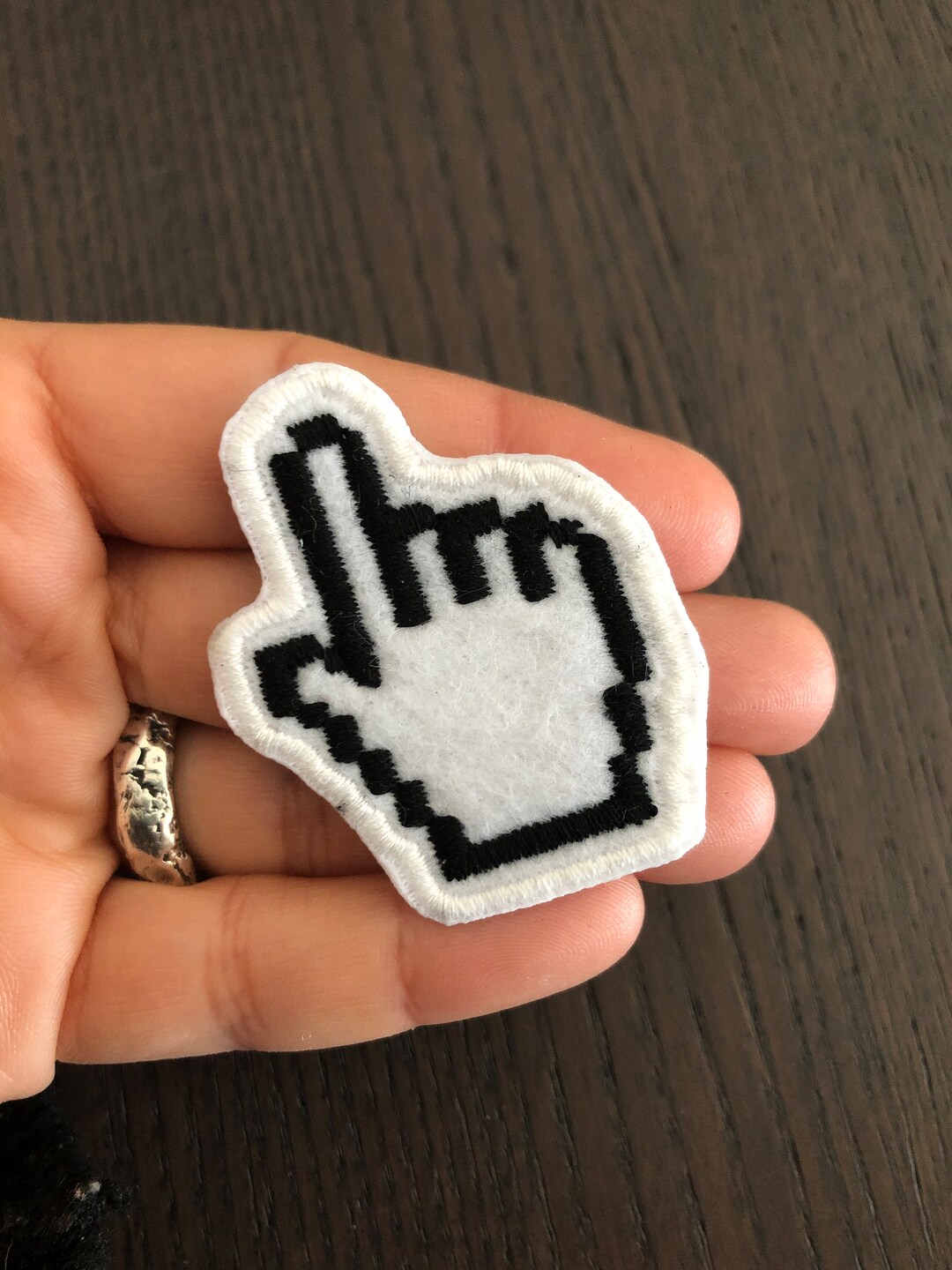 Hand Shape Cursor Pc Computer Patch - Etsy