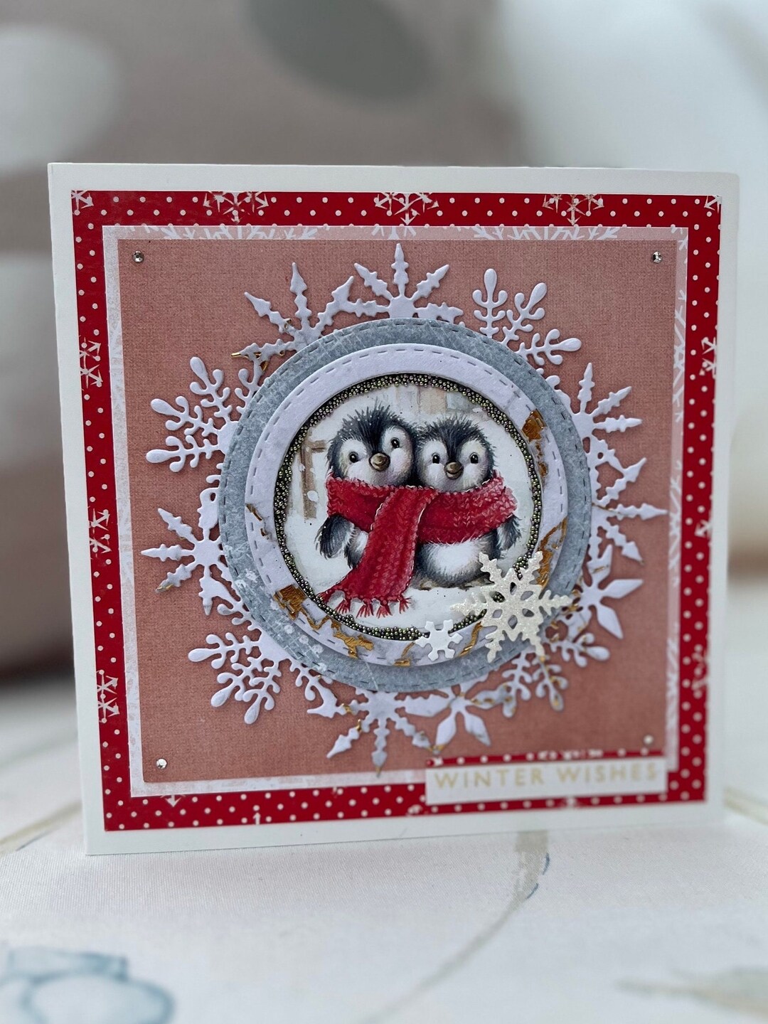 Winter Wishes With Penguins - Etsy