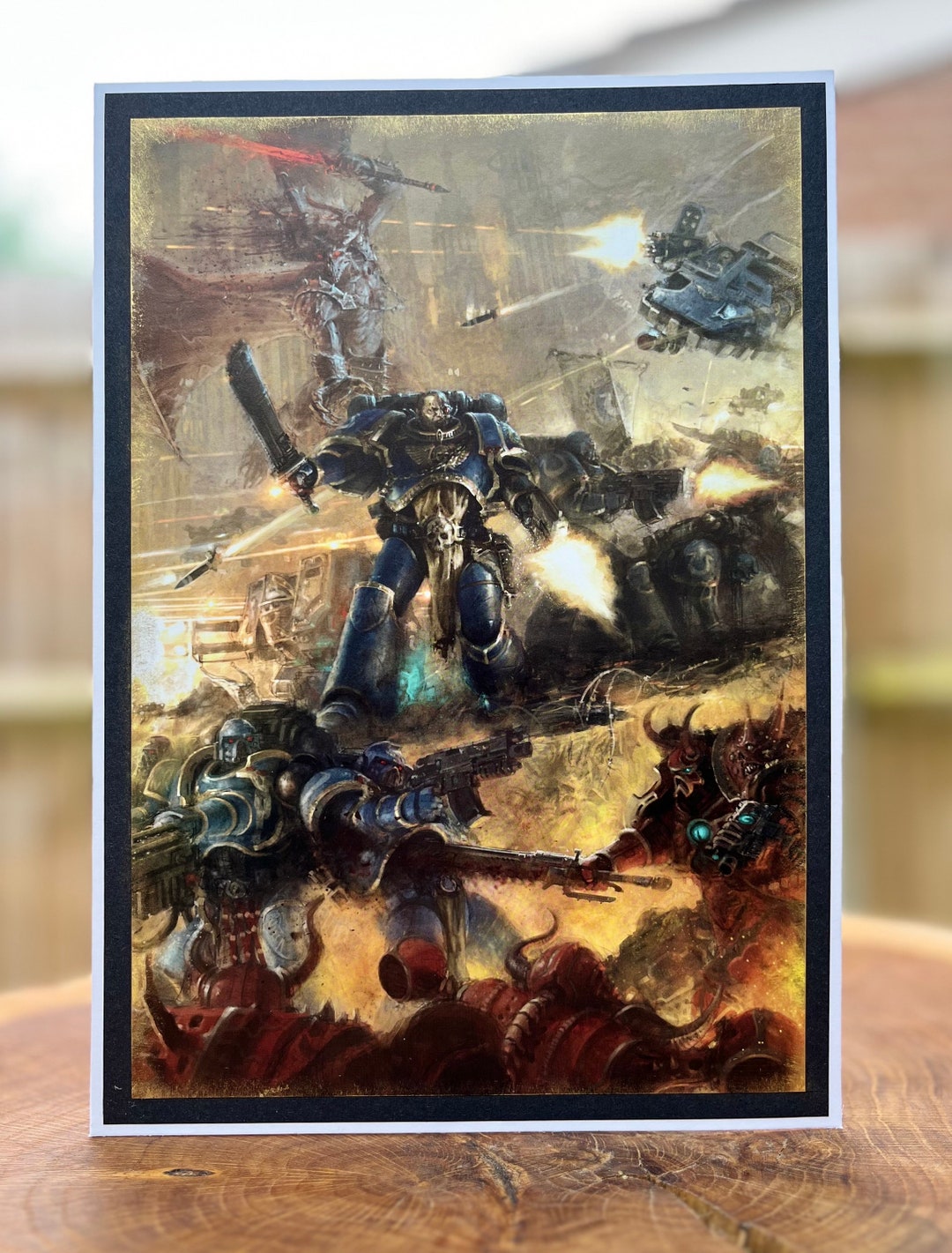 Giant Warhammer 40K Card - Etsy