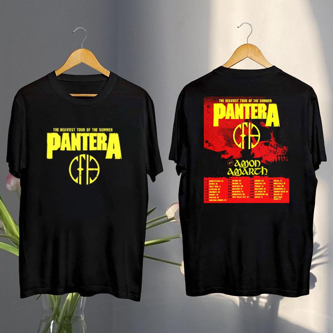 Pantera the Heaviest Tour of the Summer 2025 Shirt, Pantera 2025 ...