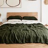 Boho 5 Colors of Gauze Linen Lining Curtains, Striped Gauze 2 Panel ...