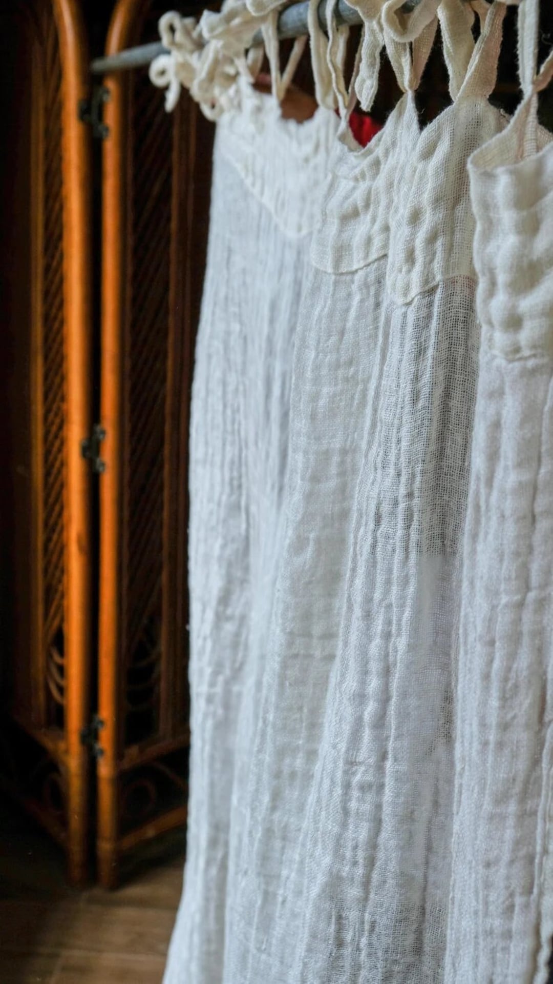 Boho Custom Linen Gauze Curtains, Bohemian Various Color Gauze Linen ...