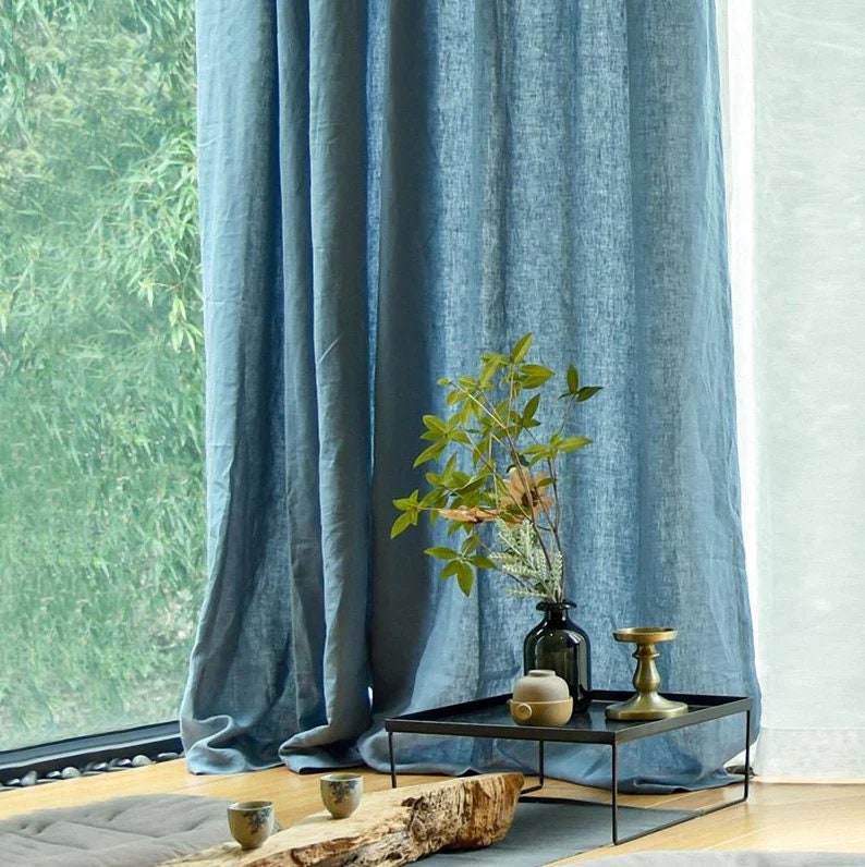 Boho Stonewashed 8 Colors / Pair Terracotta Pure Cotton Panels - Etsy ...