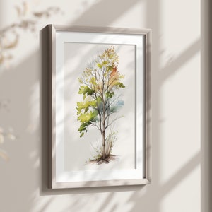 Hazel Tree - Stunning British Native Watercolour Digital Print - Etsy