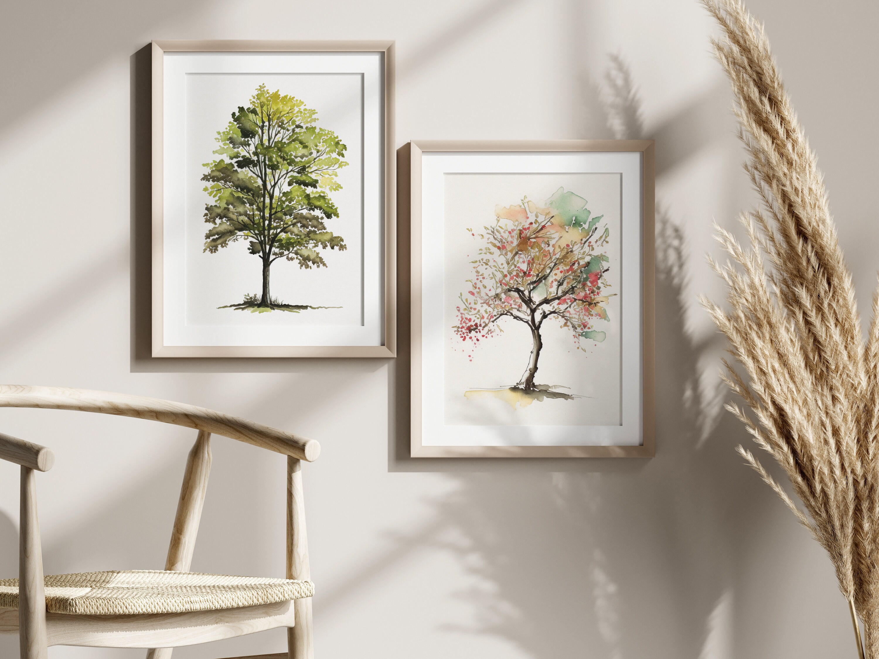 Field Maple Tree - Stunning British Native Watercolour Digital Print - Etsy