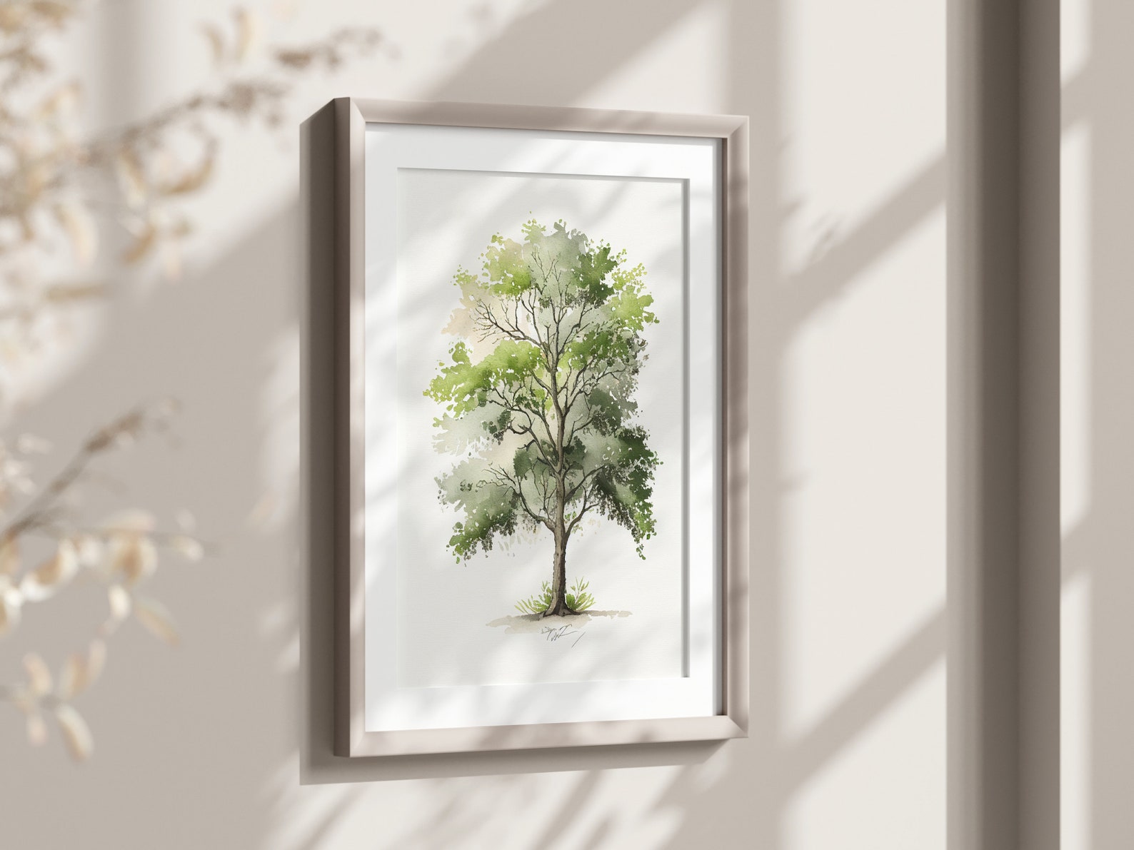 Ash Tree Stunning British Native Watercolour Digital Print - Etsy