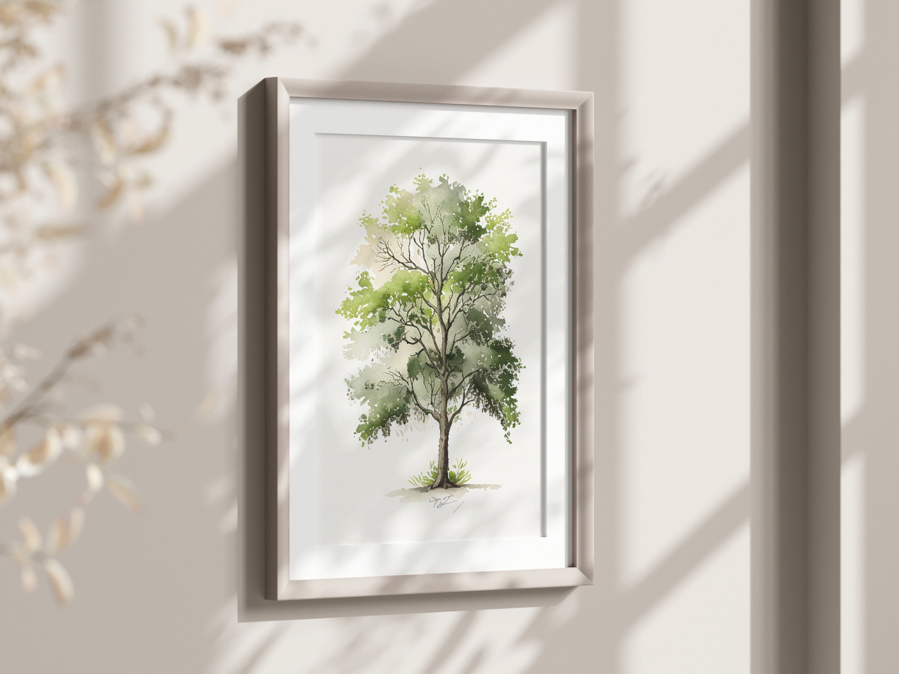 Ash Tree - Stunning British Native Watercolour Digital Print - Etsy
