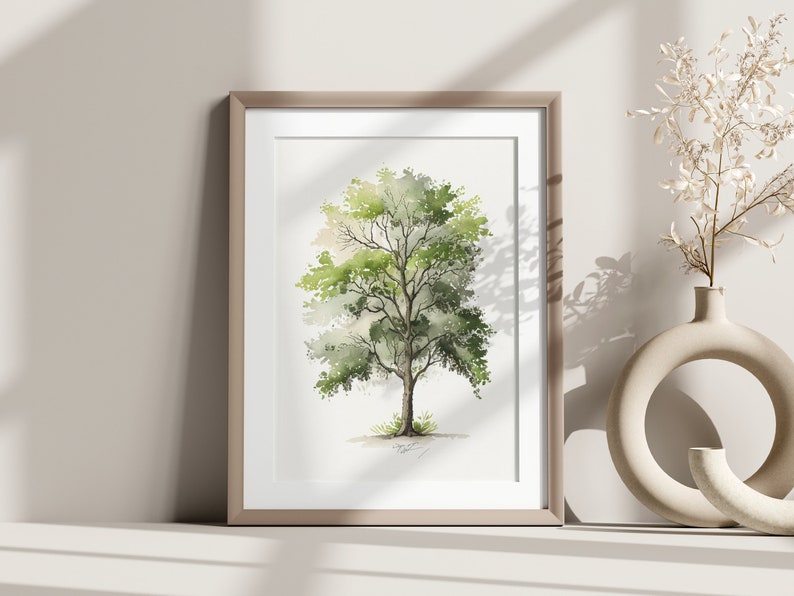 Ash Tree - Stunning British Native Watercolour Digital Print - Etsy