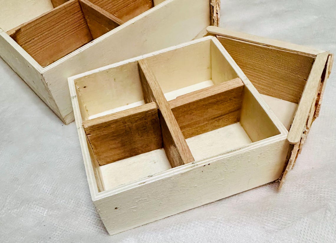 Woodenc Shadow Box, Block House Shelf, Wood, House Box, Unfinished ...