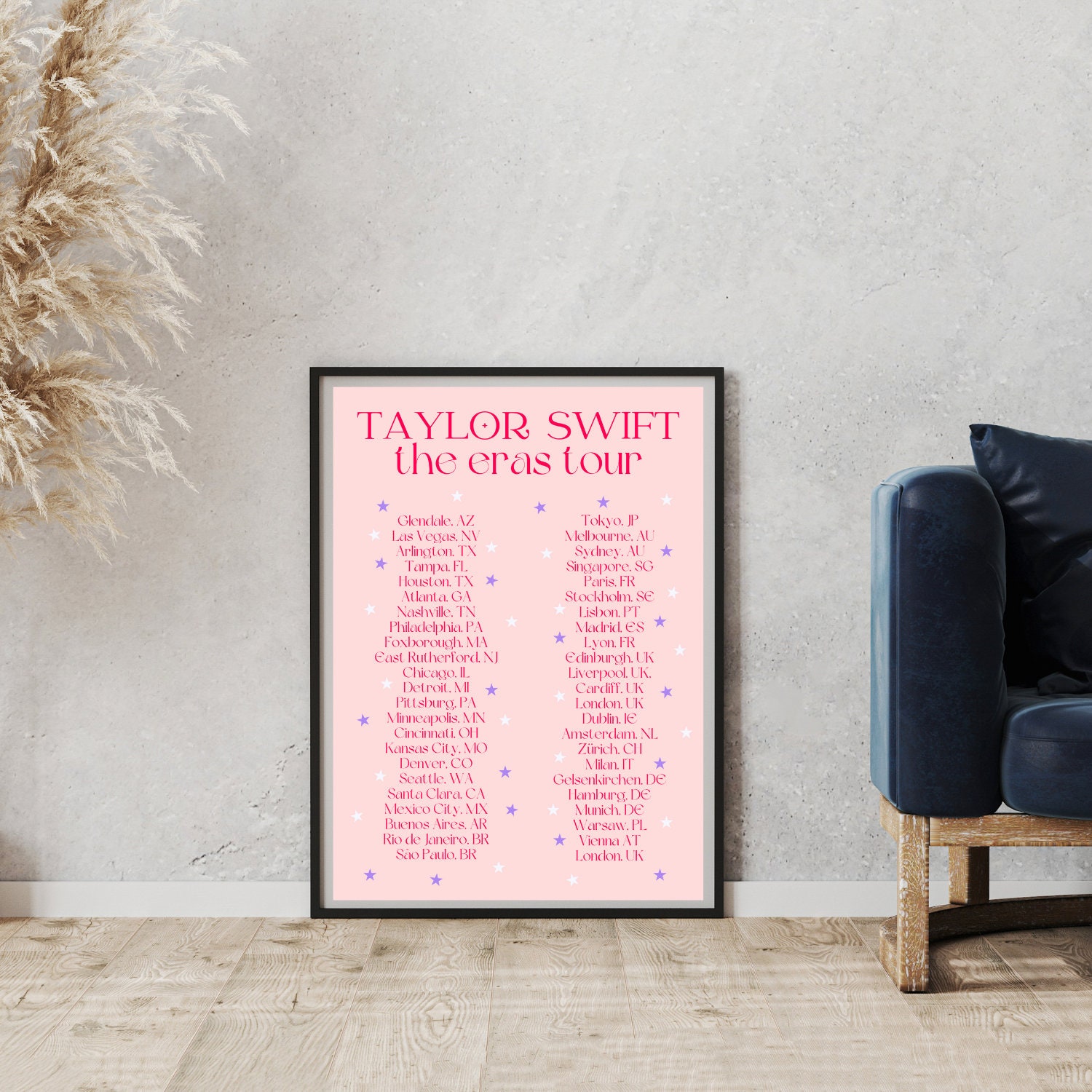 Taylor The Eras Tour Poster