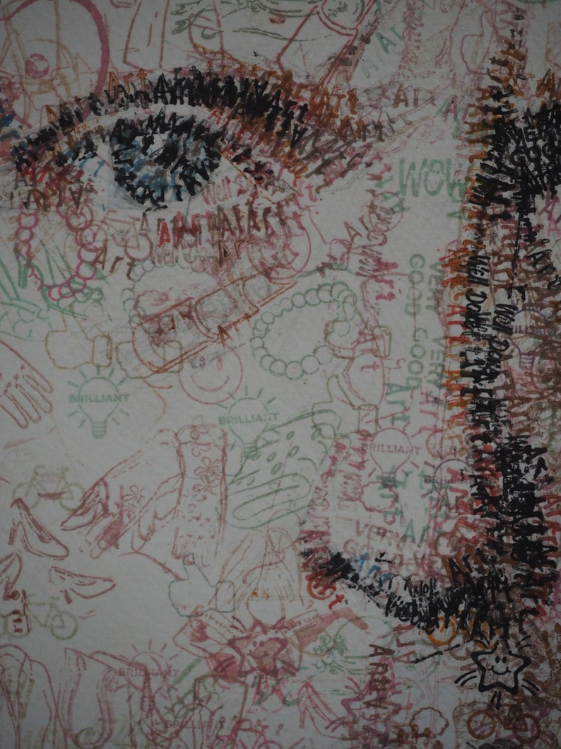 Grayson Perry Rubber Stamp Portrait - Etsy