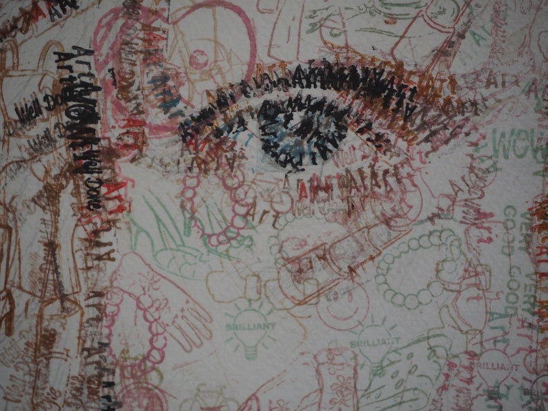 Grayson Perry Rubber Stamp Portrait - Etsy