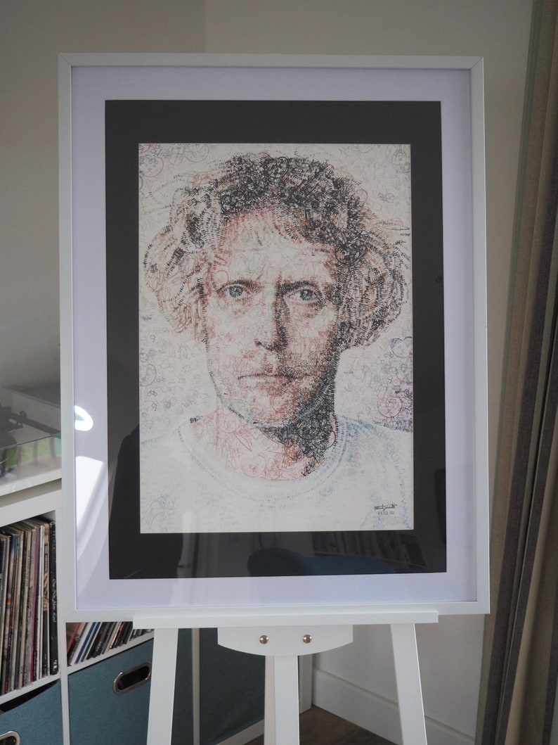 Grayson Perry Rubber Stamp Portrait - Etsy