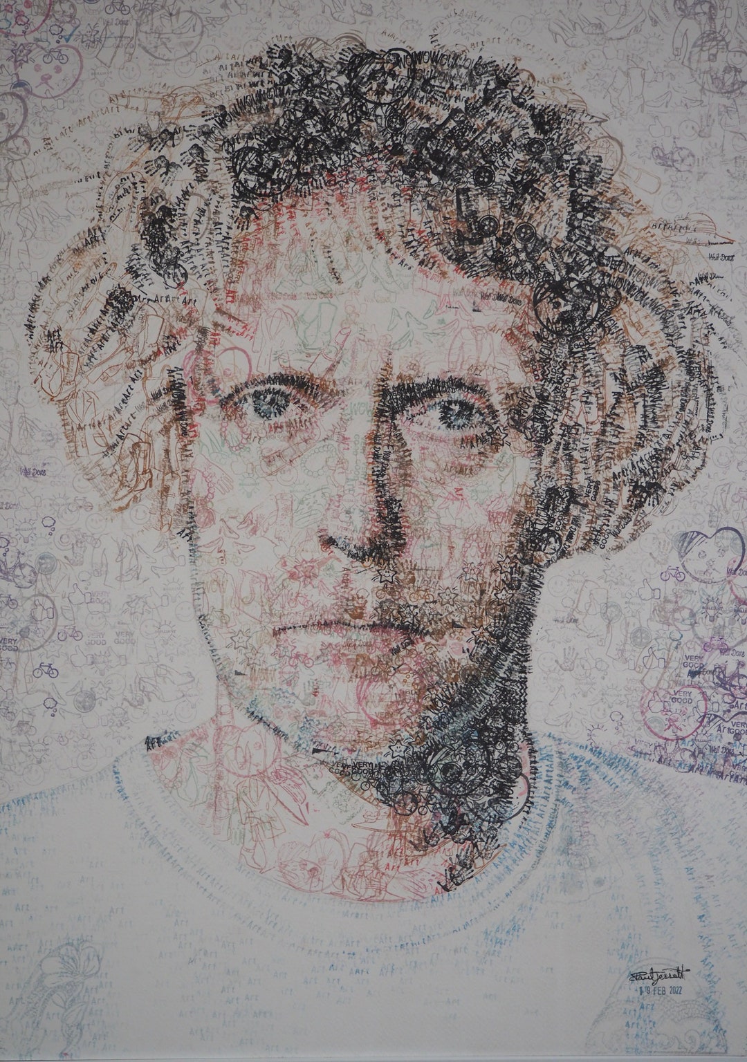 Grayson Perry Rubber Stamp Portrait - Etsy