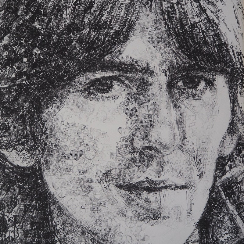 George Harrison Art - Etsy