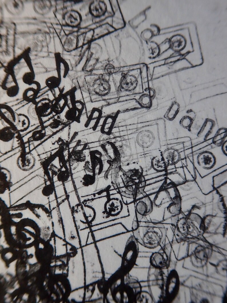 Scroobius Pip Rubber Stamp Portrait - Etsy