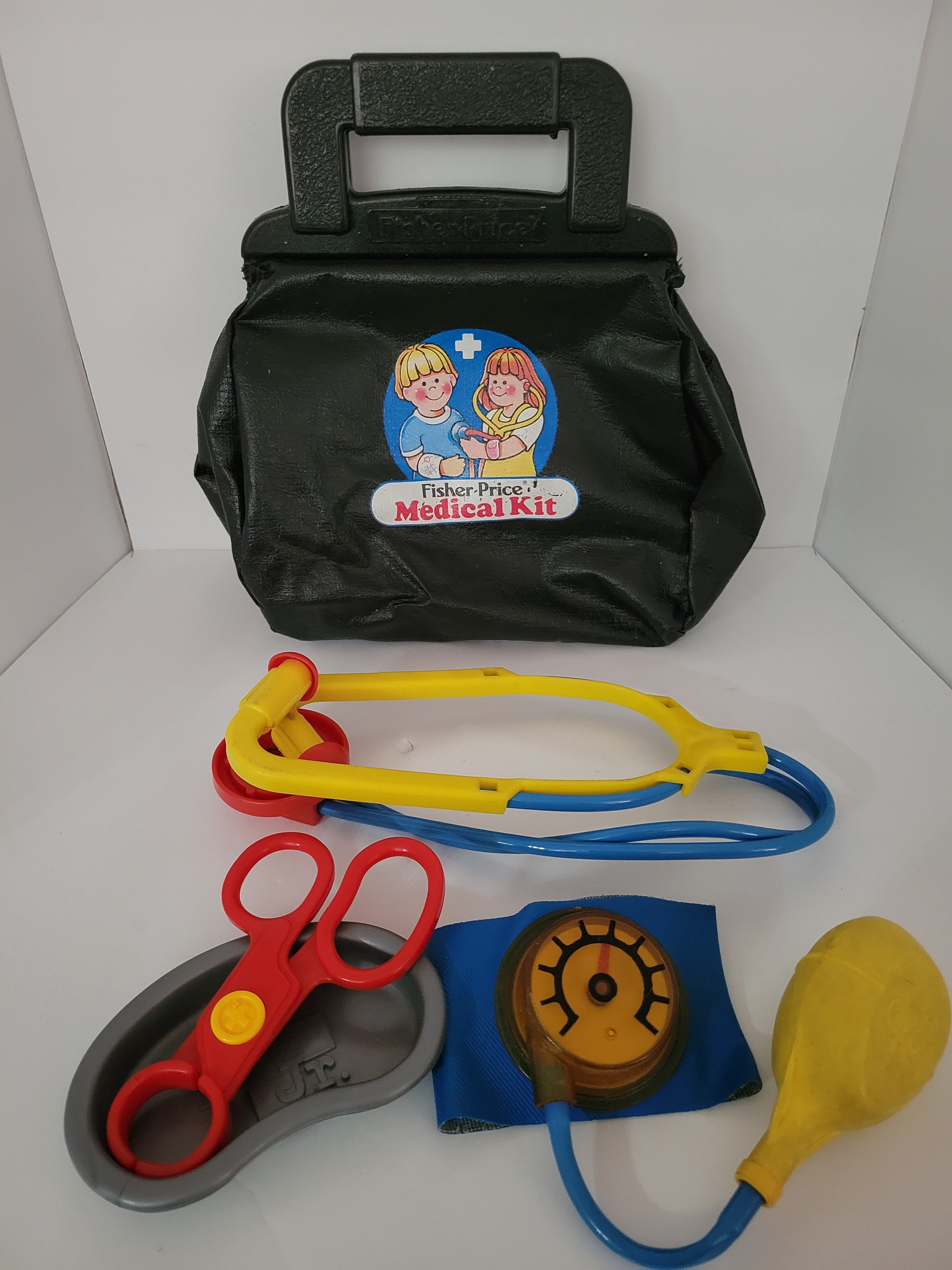 Vintage 1987 Toy Doctor Bag With Accessories - Etsy