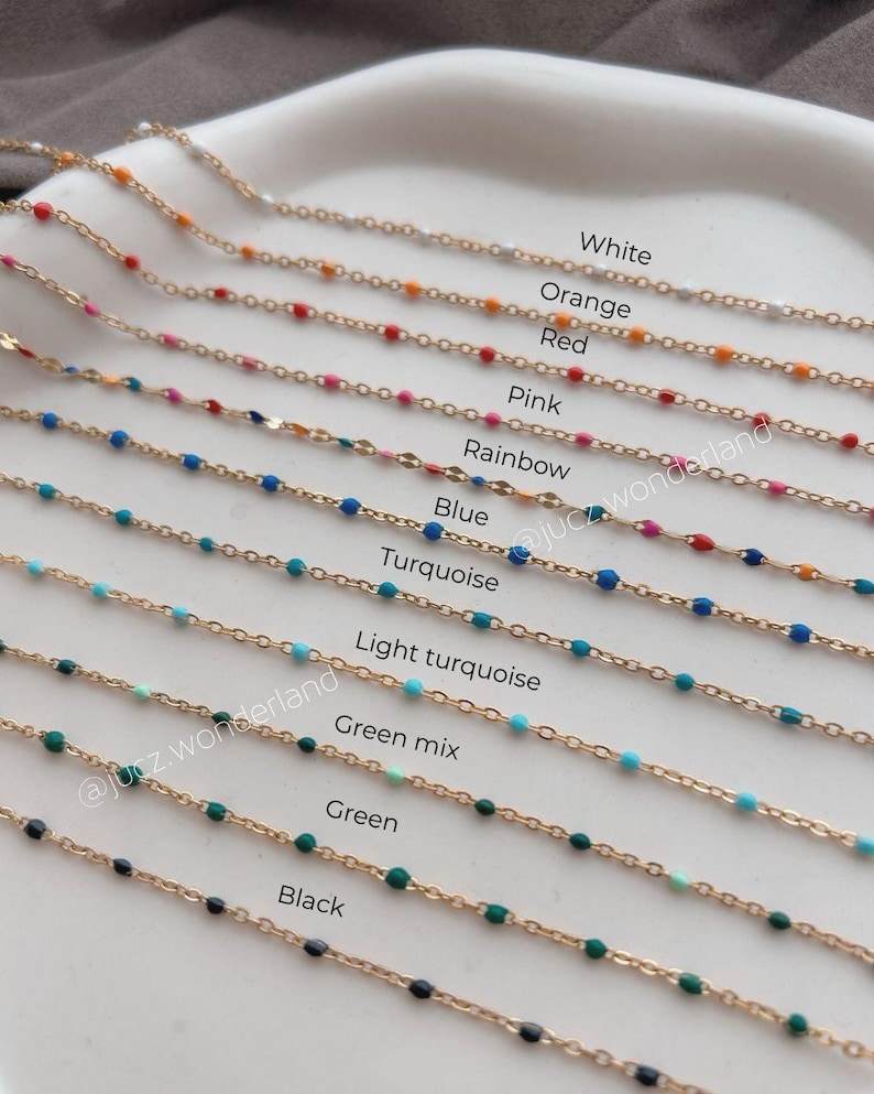 Dainty Belly Chain Minimalist Stainless Steel Colorful Gold Waist Chain ...