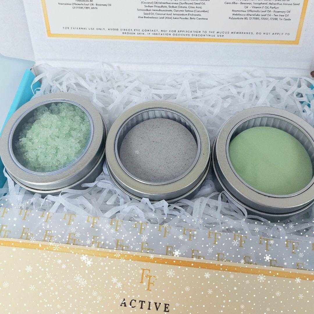 CHRISTMAS Gift Box Set for Dry Feet, Shea Butter Tea Tree & Vitamin E ...