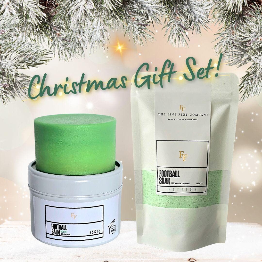 FOOTBALLERS CHRISTMAS Gift Set, Protective Foot Balm With Tea Tree Oil ...