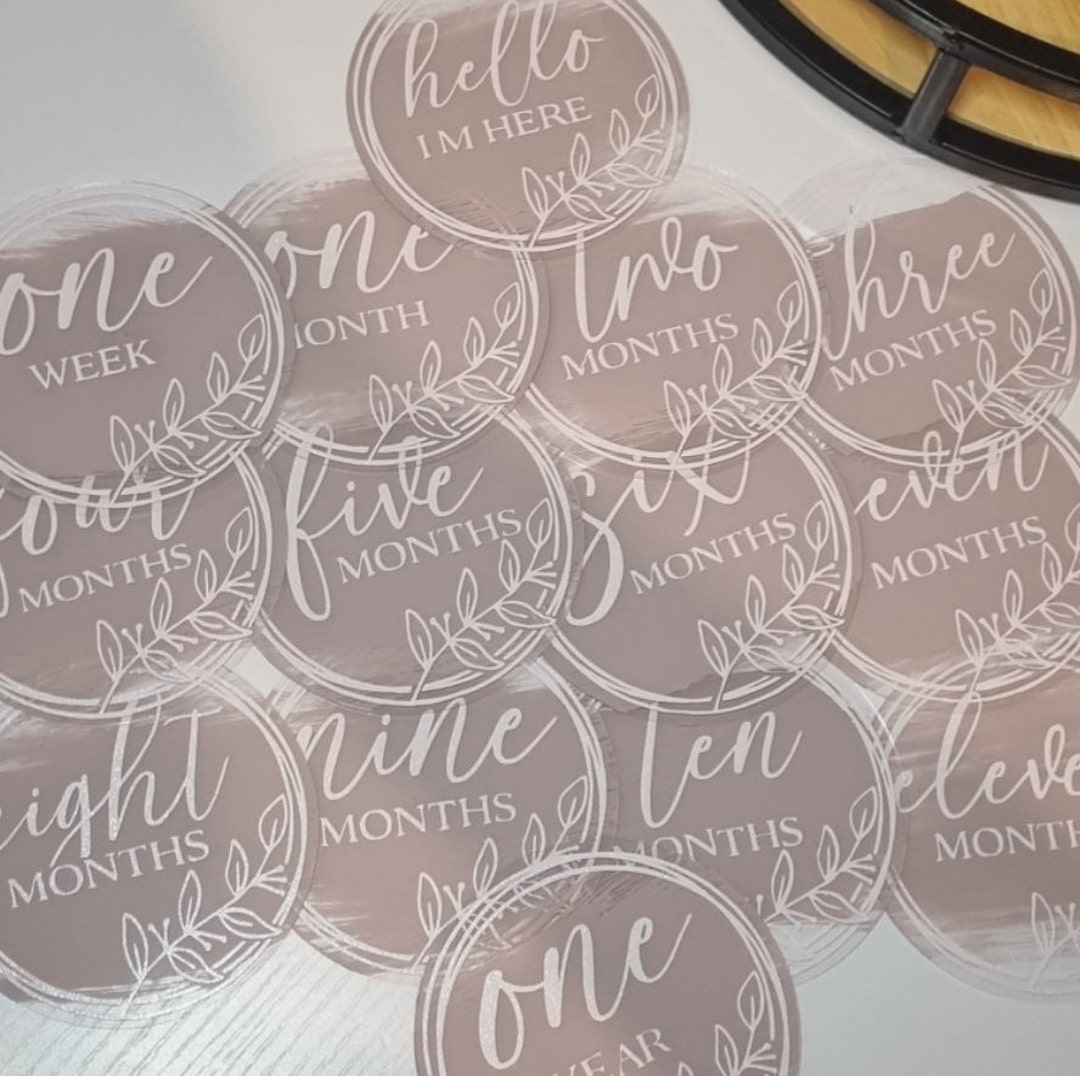 Baby Milestone Discs - Etsy