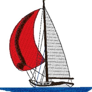 Sailing Boats Yachts Sea Set of 22 Embroidery Files - Fits 4 X 4 Inch ...