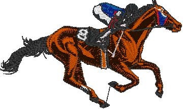 Horse Racing Set of 10 Embroidery Files 4 X 4 Inches 100 X - Etsy
