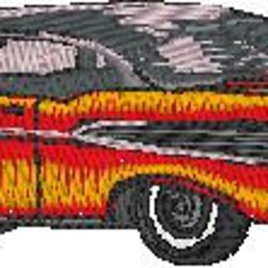 Cars Classics Old American 39 Embroidery Files 4 X 4 Inches ( 100 X ...